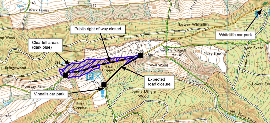 Forest operations at Mortimer Forest | Forestry England